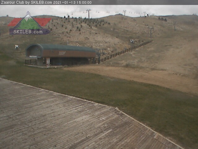 Ski Lebanon ZAROUR webcam on Saturday, January 13, 2024 compared with ...
