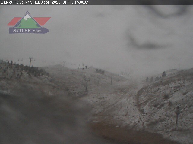 Ski Lebanon ZAROUR webcam on Saturday, January 13, 2024 compared with ...