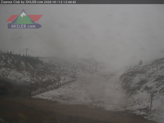 Ski Lebanon ZAROUR webcam on Monday, January 12, 2026