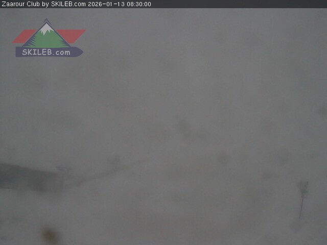 Ski Lebanon ZAROUR webcam on Tuesday, January 13, 2026