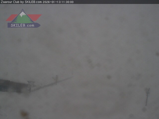 Ski Lebanon ZAROUR webcam on Tuesday, January 13, 2026