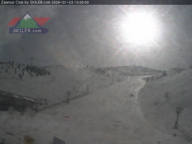 Ski Lebanon ZAROUR webcam on Friday, January 23, 2026